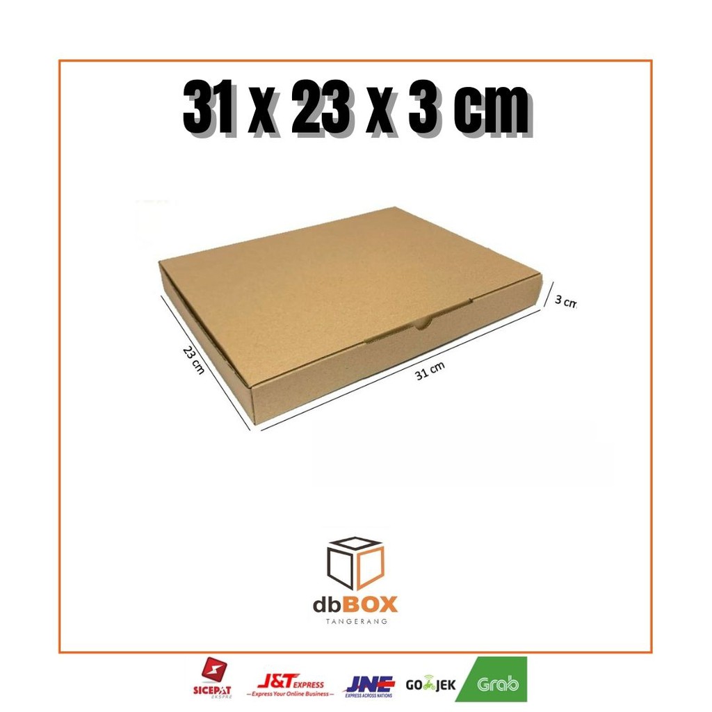 Cardboard 31x23x3 cm | Box Die Cut And Easy Usage | Tart Box ...