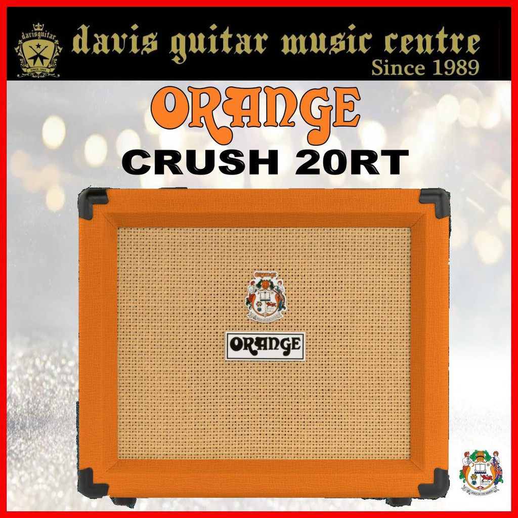 Orange Amplifier Crush 20 RT Reverb for Electric Guitar 20 watts ...