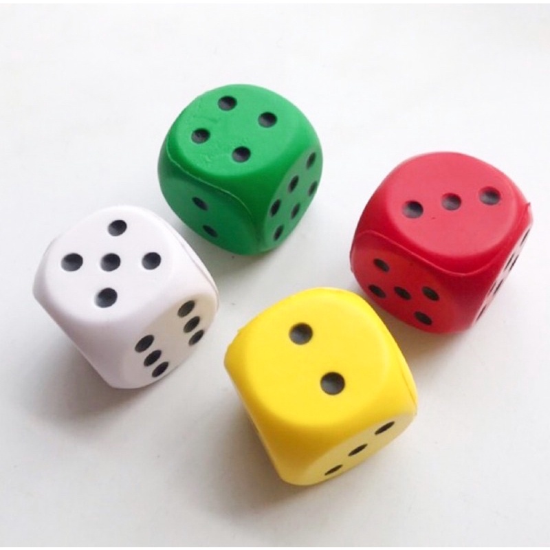 [SG Seller] Squishy Soft Foam Sponge Rubber Dice (safe for kids ...