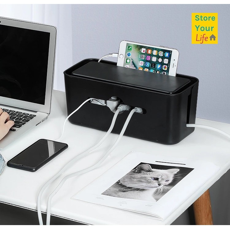 Local seller cable storage box management safety computer wire box ...
