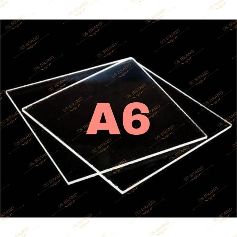 Acrylic Sheet Clear/Perspex A6/A5/A4/A3/A2 Casting Grade A 1mm/2mm/3mm ...