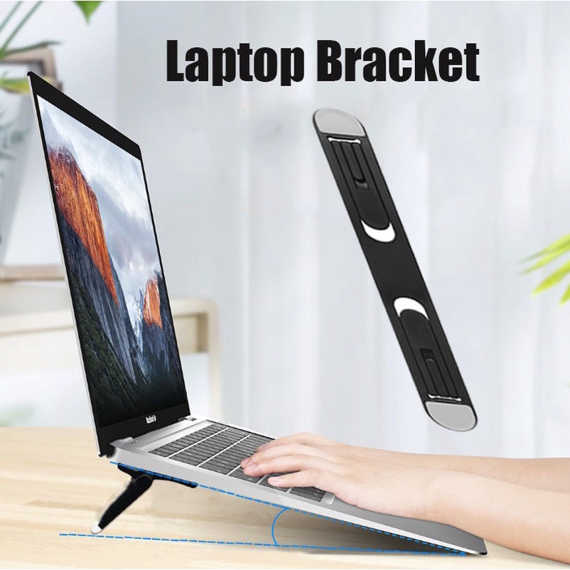 Foldable Laptop Stand Ventilated Notebook Bracket Computer Cooling Pad ...