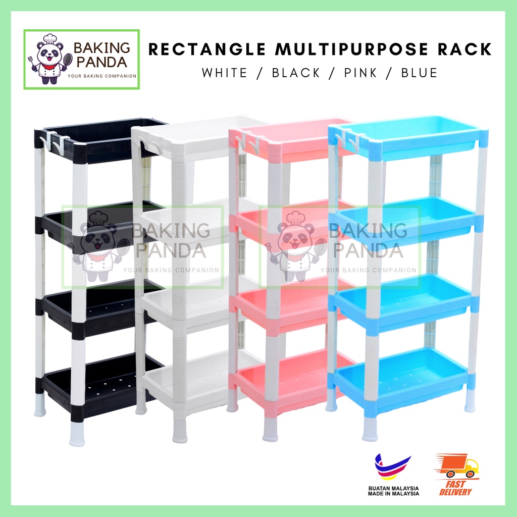 Multipurpose Storage Rack 2/3/4 Tiers/ Rak Barang Serbaguna / Rak ...