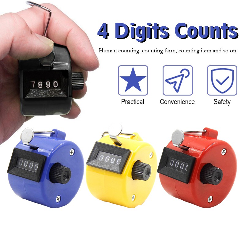 Mini Counter Tasbih Digital 4 Dight Finger Hand Tally Counter Finger ...
