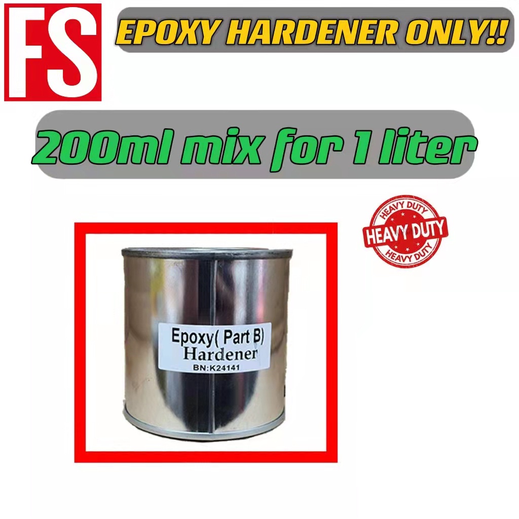 200ml pack Part B HARDENER ONLY ( HEAVY DUTY BRAND ) FOR MIX IN EPOXY ...