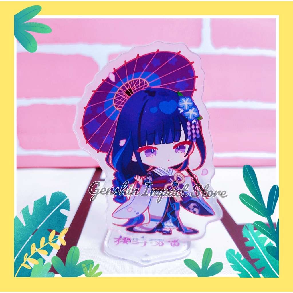 RAIDEN SHOGUN character standee model, BAAL game Genshin Impact ...