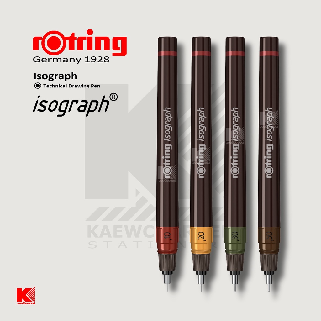 rOtring Isograph Drafting Pen (4 Sizes Available) | Shopee Singapore