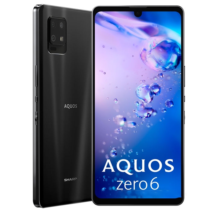 5Cgo SHARP AQUOS Zero6 5G (8G / 128G) - Black Light Mobile Phone 5g ...