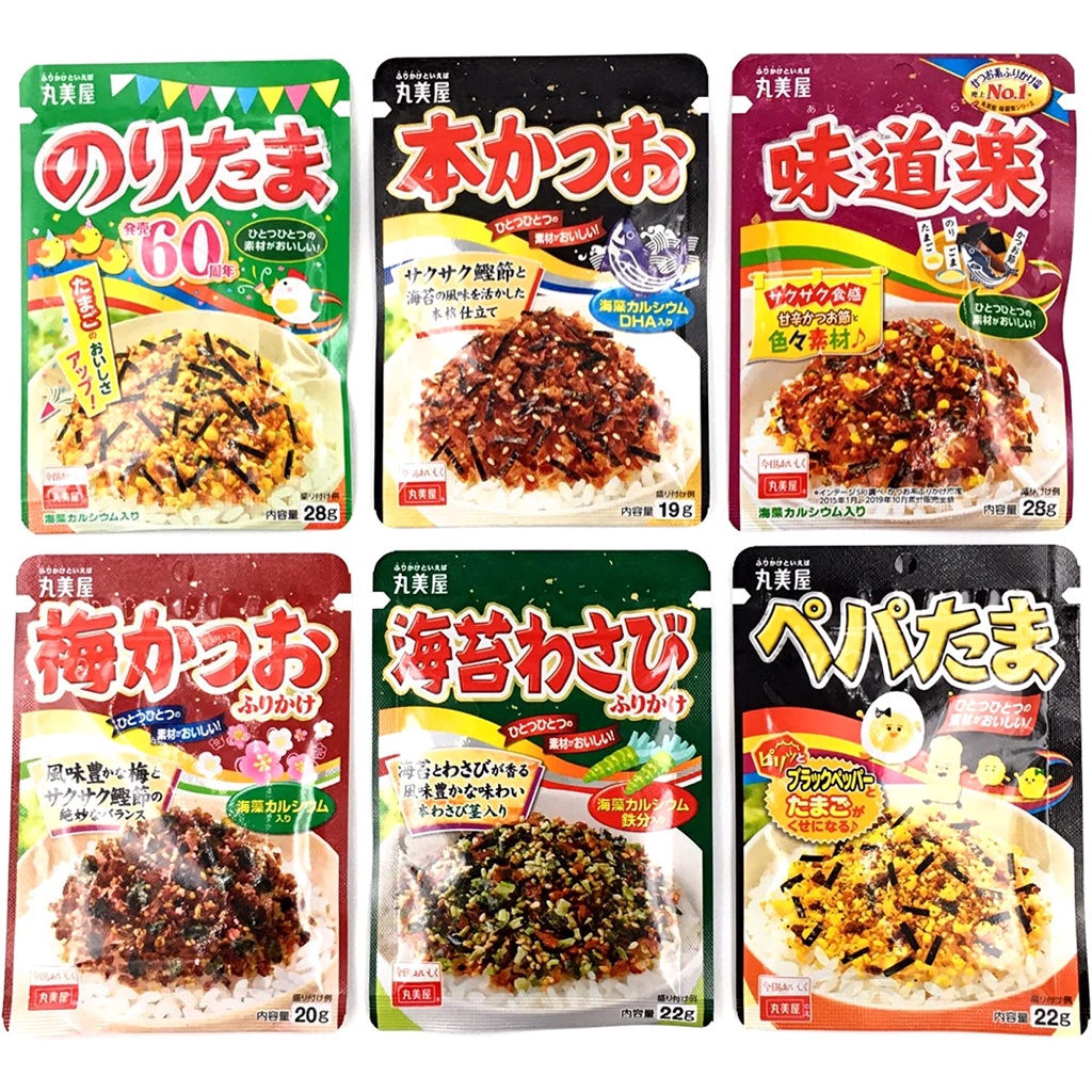 [Directly from Japan]Assortment] Marumiya New Pack 6 kinds of Furikake ...
