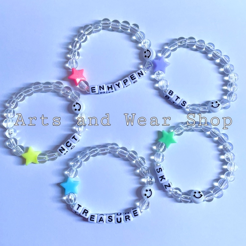 Kpop Group Inspired Beaded Bracelets | BTS Enhypen Stray Kids Treasure ...