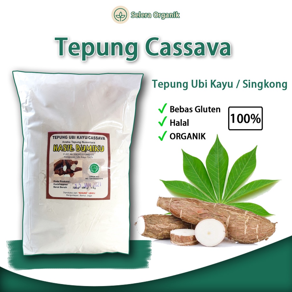 KAYU Cassava Cassava Cassava Cassava Flour 1kg Cassava Organic Gluten ...