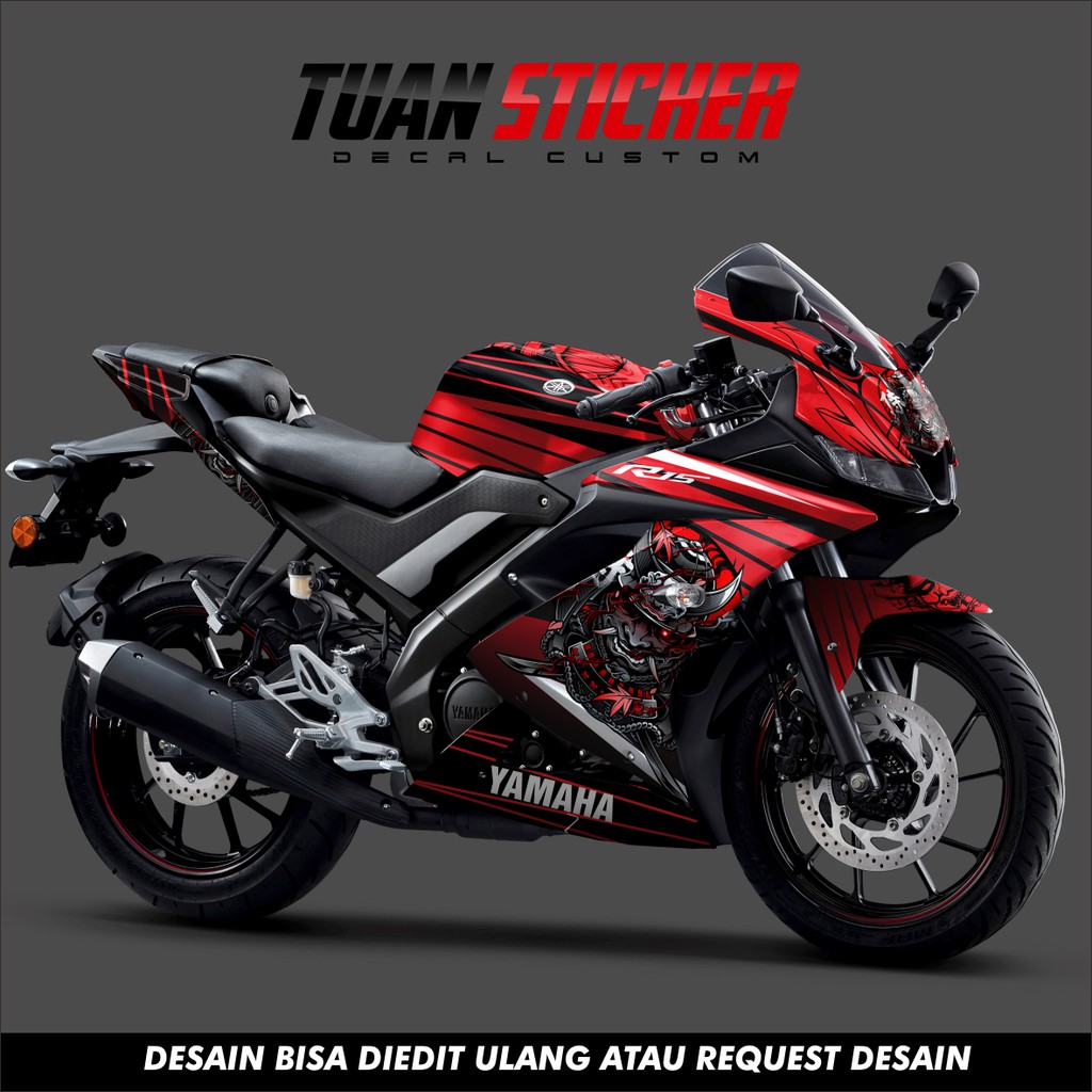 Sticker striping Decal Yamaha R15 V3, Sticker Decal R15 V3, Sticker R15 ...