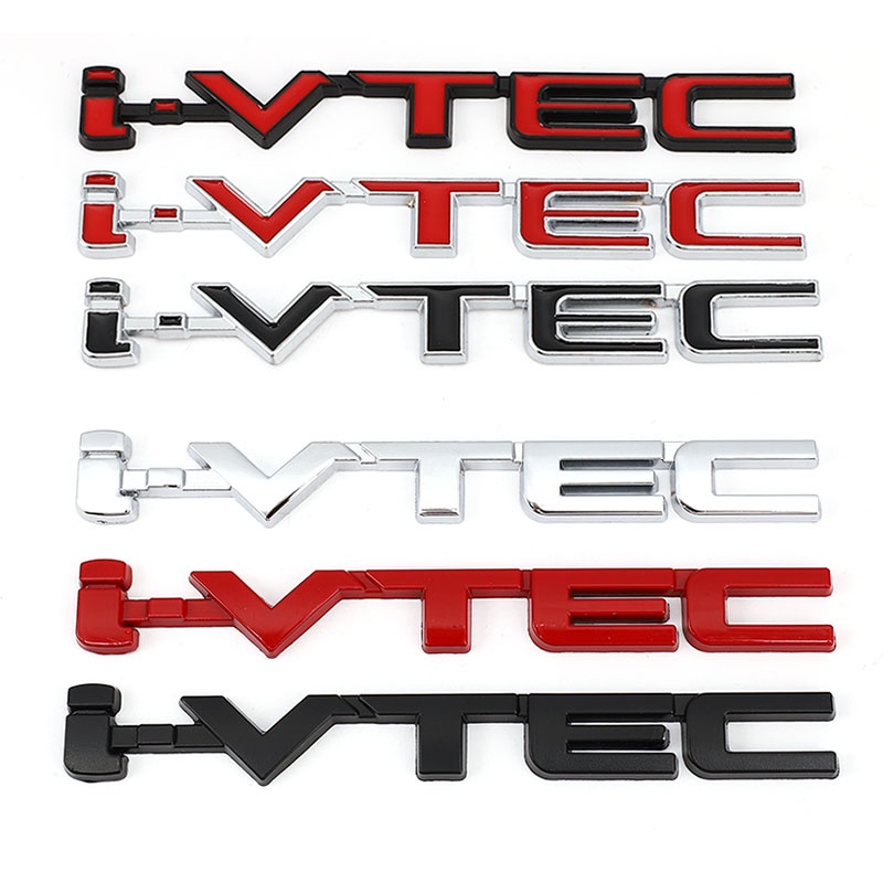 3D VTEC Logo Metal Emblem Badge Decals Car Sticker for Honda City cb400 ...