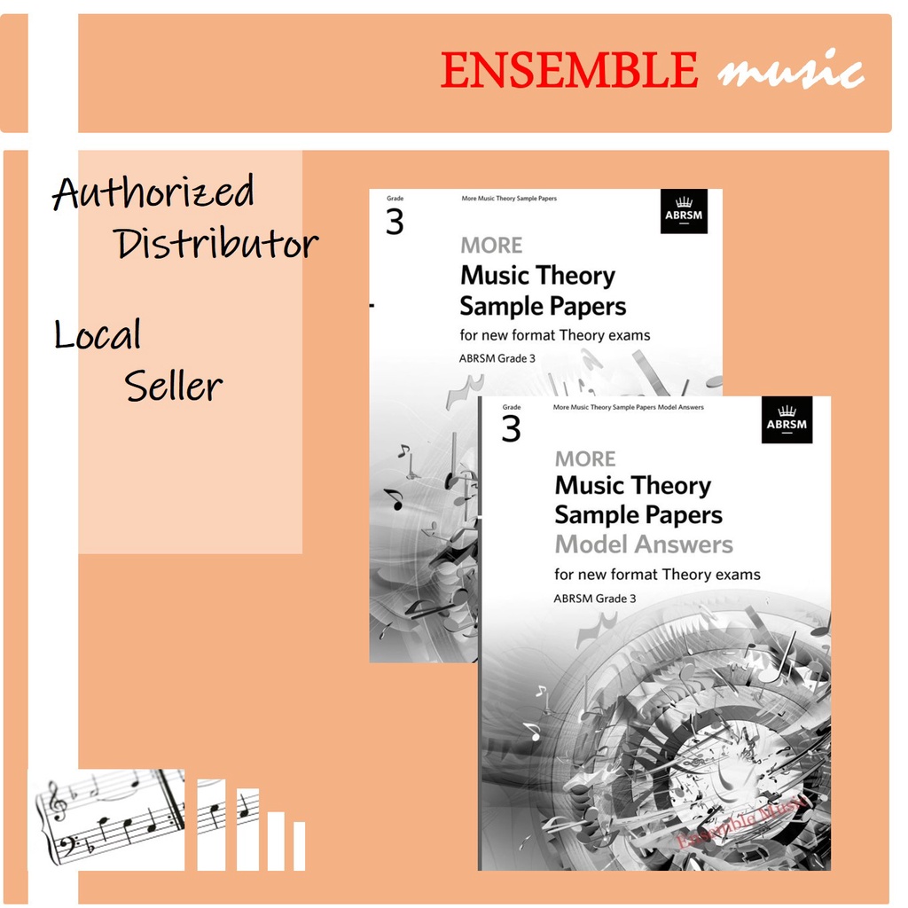 More Music Theory Sample Papers and Model Answers Bundle, ABRSM Grade 3 ...