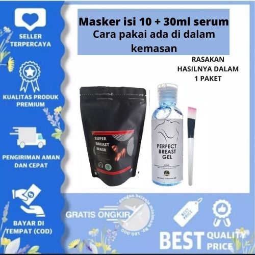Contents 10 SUPER BREAST MASK & PERFECT SERUM GEL 30ML Safe BREAST ...