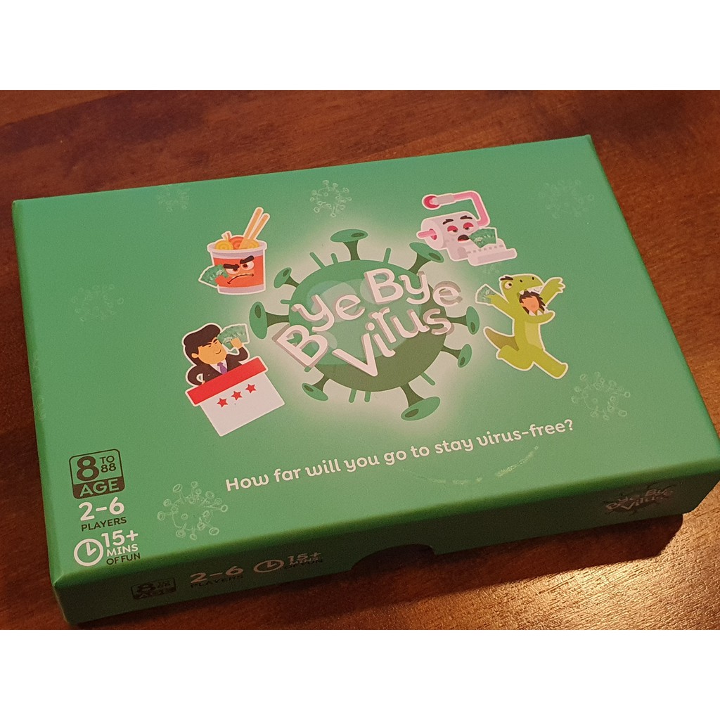 Bye Bye Virus - local virus themed card game | Shopee Singapore