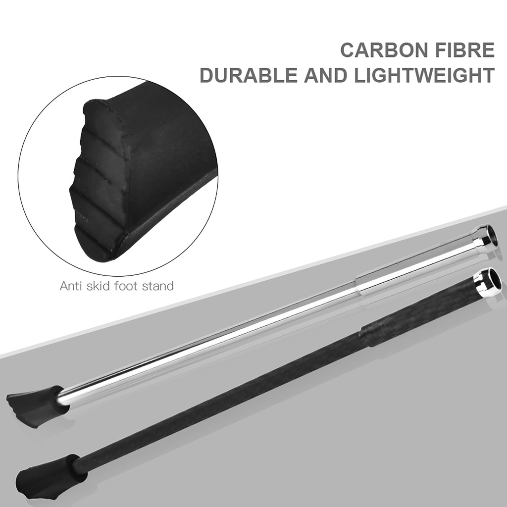 Bike Kickstand Carbon Fiber Steel Parking Prop Foot Side Stick Stand ...