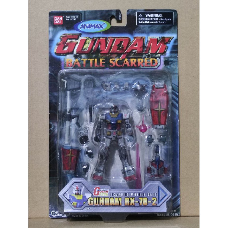 Bandai Toonami Animax 2003 Battle Scarred Mobile Suit Gundam RX-78-2 (4 ...