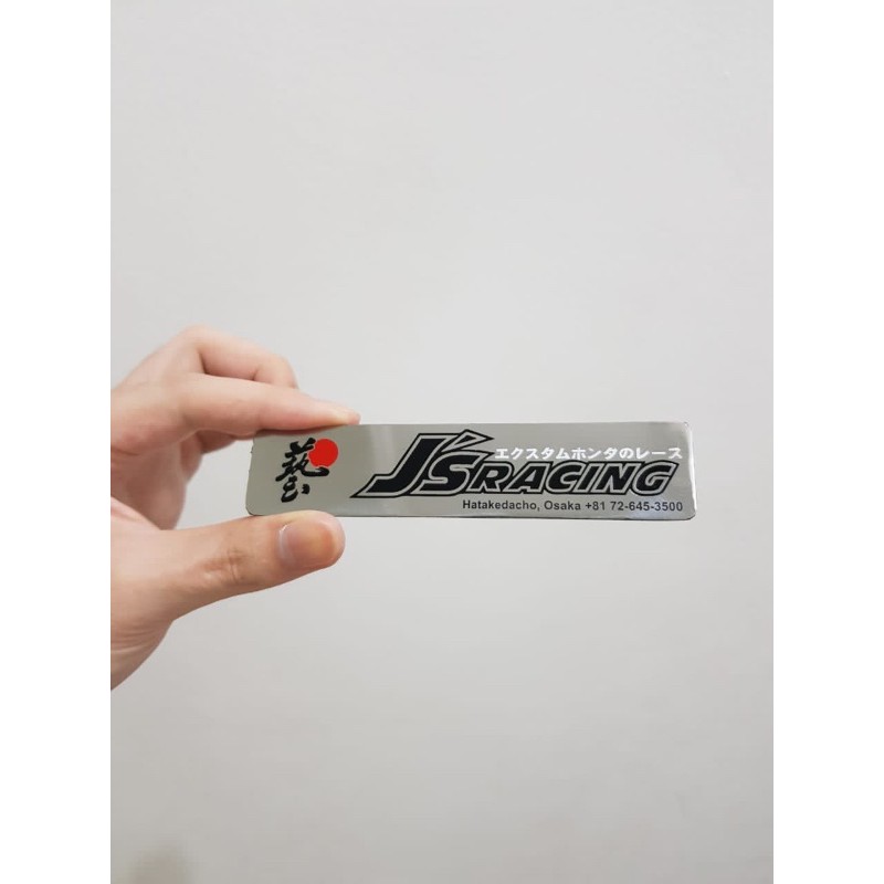 Jsracing js racing kanji waza badge plate Emblem | Shopee Singapore