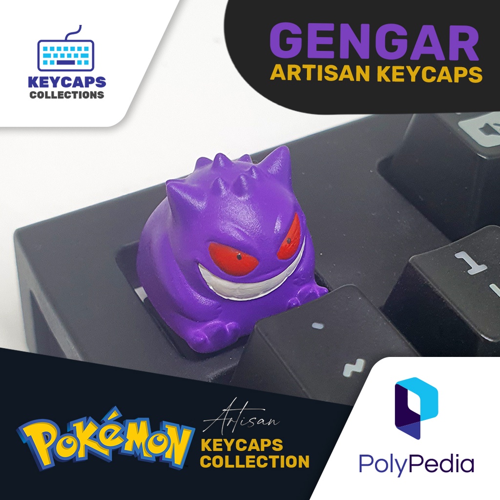 Pokemon Gengar Artisan Keycap /Keycaps | Shopee Singapore