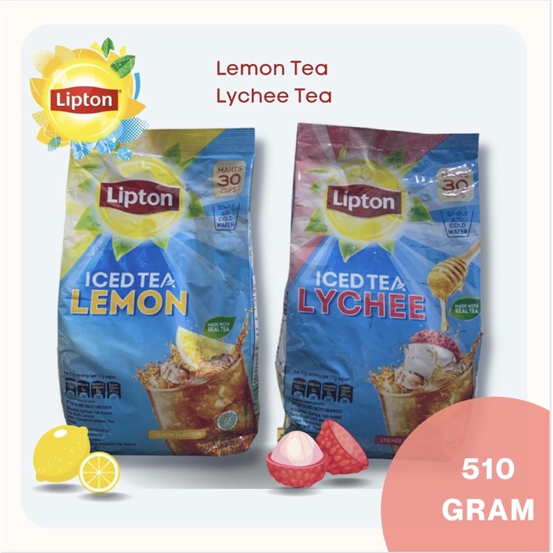 ️ UB ️ LIPTON LEMON TEA LYCHEE TEA 510 GRAM | Shopee Singapore