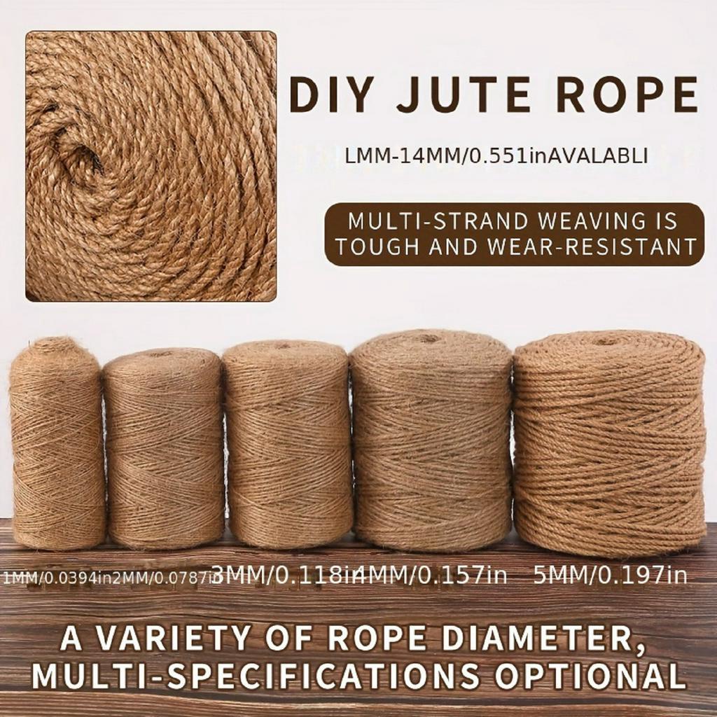 Hemp Rope Rope Decoration Hand-woven Cat Scratch diy Decoration Water ...