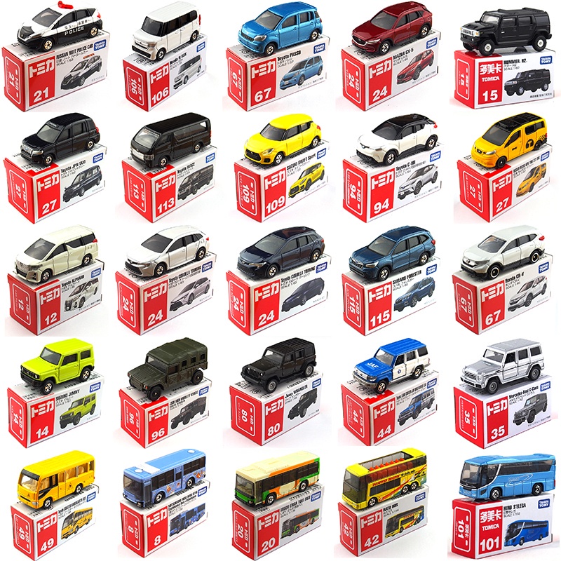 TOMICA Cars Toyota Honda SUV station wagon van bus 1/64 Metal Diecast ...