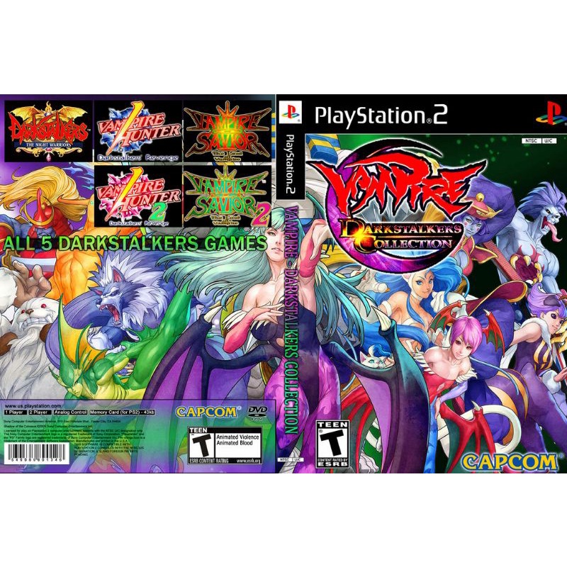 PS2 CD DVD GAMES (Vampire: Darkstalkers Collection) | Shopee Singapore