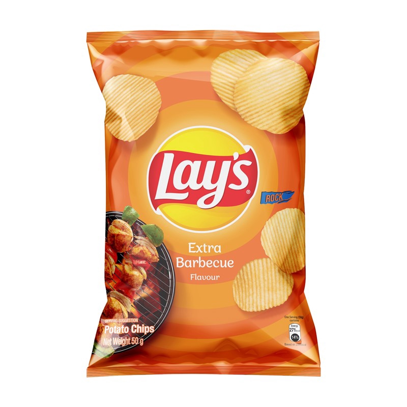 Lay's Extra Barbecue Potato Chips (50g) | Shopee Singapore