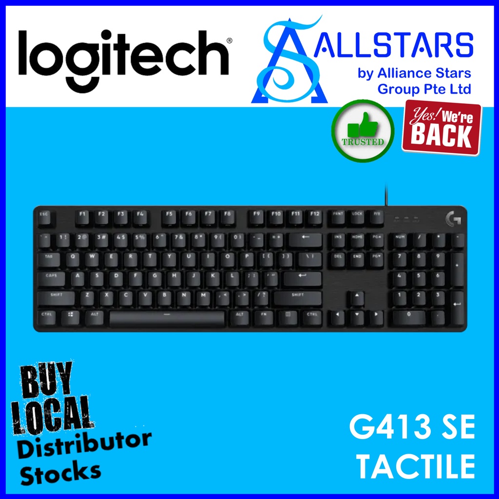 Logitech G413 SE Mechanical Gaming Keyboard / Tactile (920-010439 ...