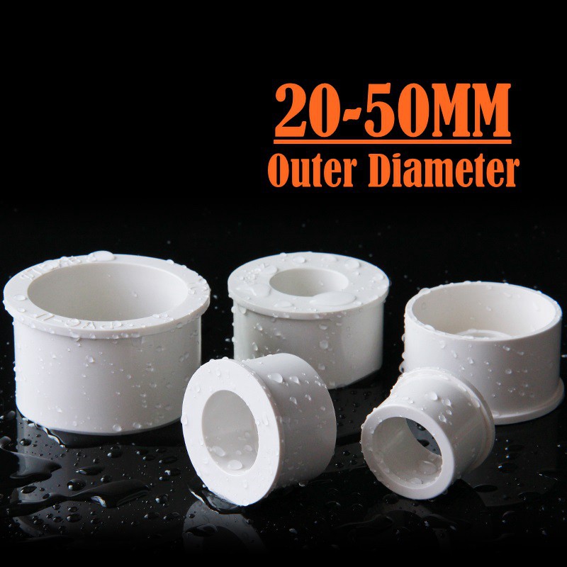 5PCS 20-50mm PVC Core Bushing Connectors Multisize Reducing Joints ...