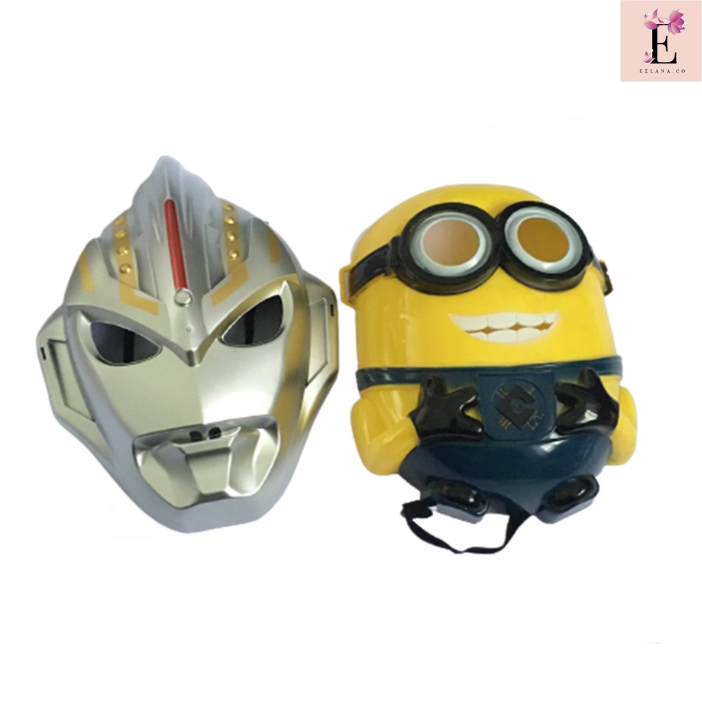 128 Superhero Mask Minion Ultraman Hulk Squid Game Spiderman | Children ...