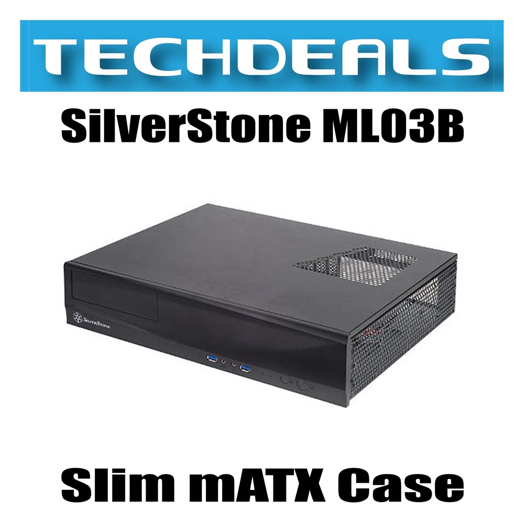 SilverStone ML03B Slim mATX Case | Shopee Singapore