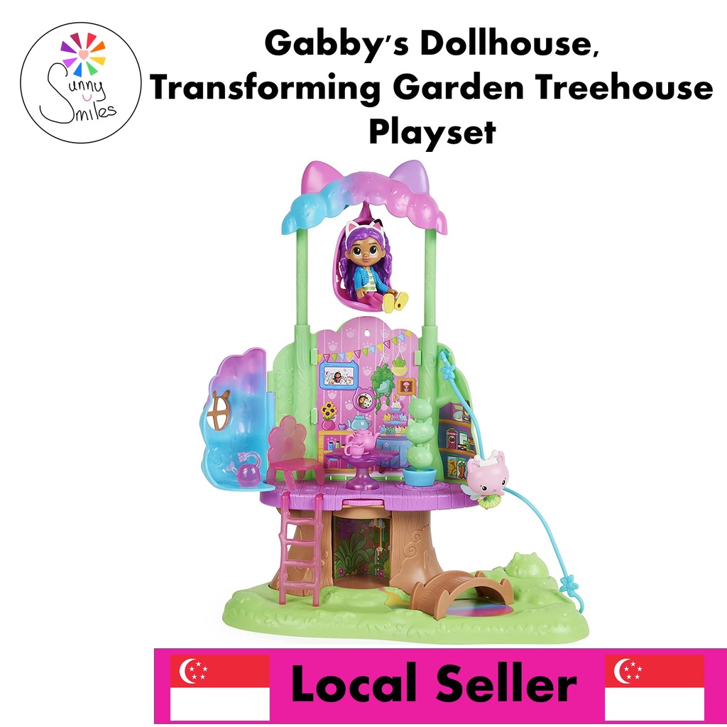 Gabby's Dollhouse, Transforming Garden Treehouse Playset | Shopee Singapore