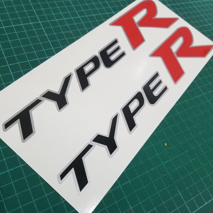 Honda Type R Stickers (2 pcs left and right pair) | Shopee Singapore