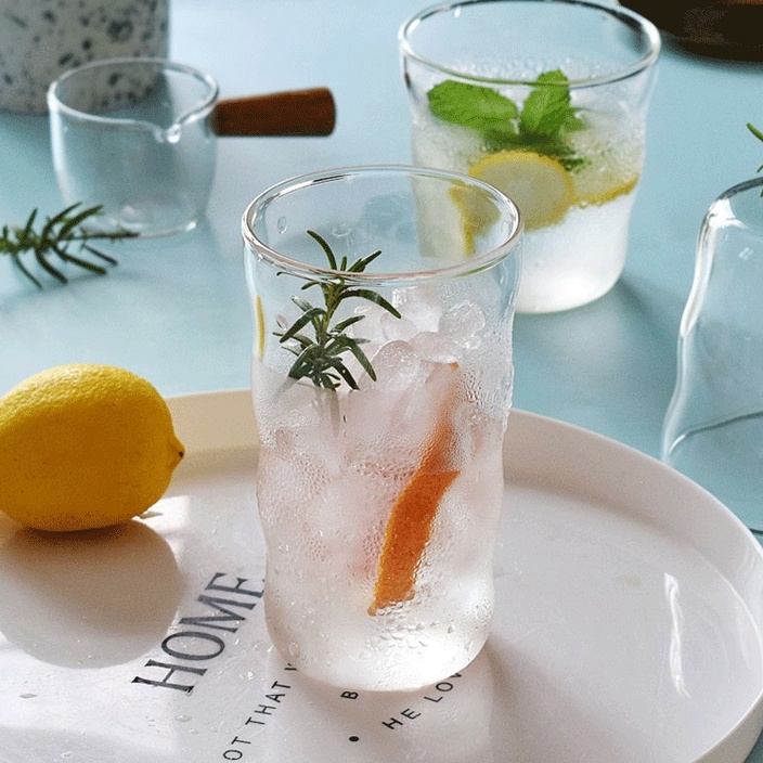 Glass Cup Home Creative Cloud Milk Cup high -value tea cup INS Feng ...