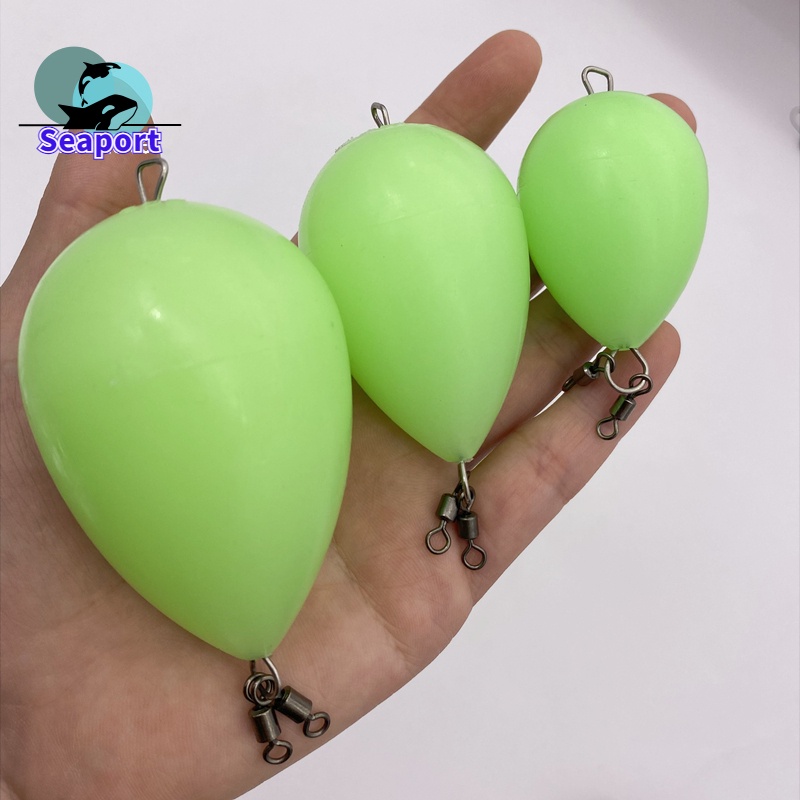 Night Fishing Luminous Egg Float Upward Float Fishing Thrower Long ...