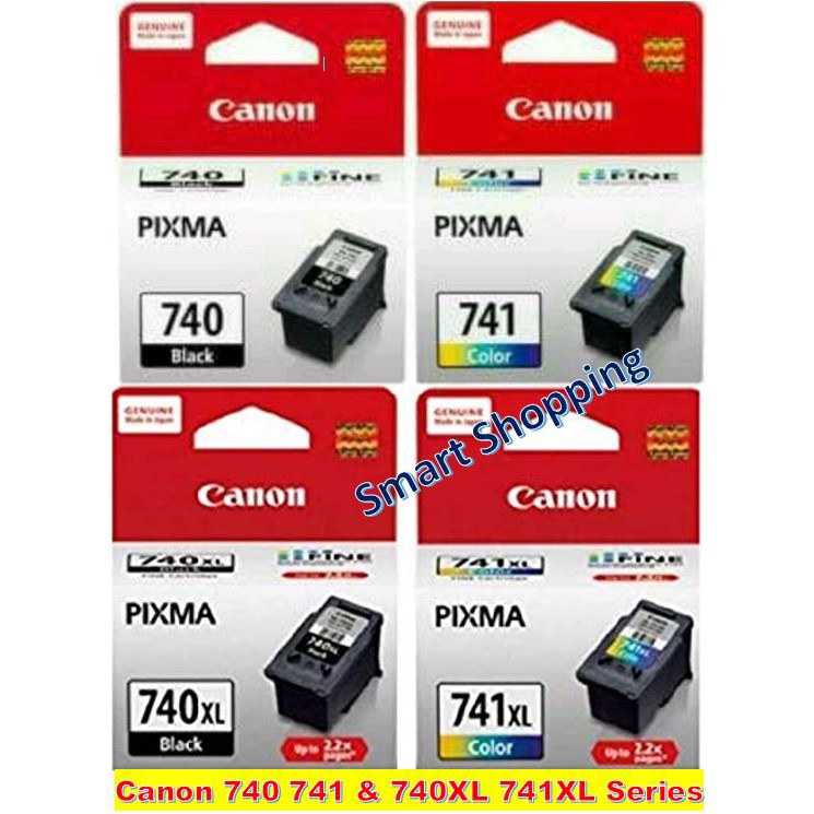 Canon 740 741 740XL 741XL PG-740 CL-741 Ink Cartridge Pixma Printers PG740 PG 740 CL741 CL ...
