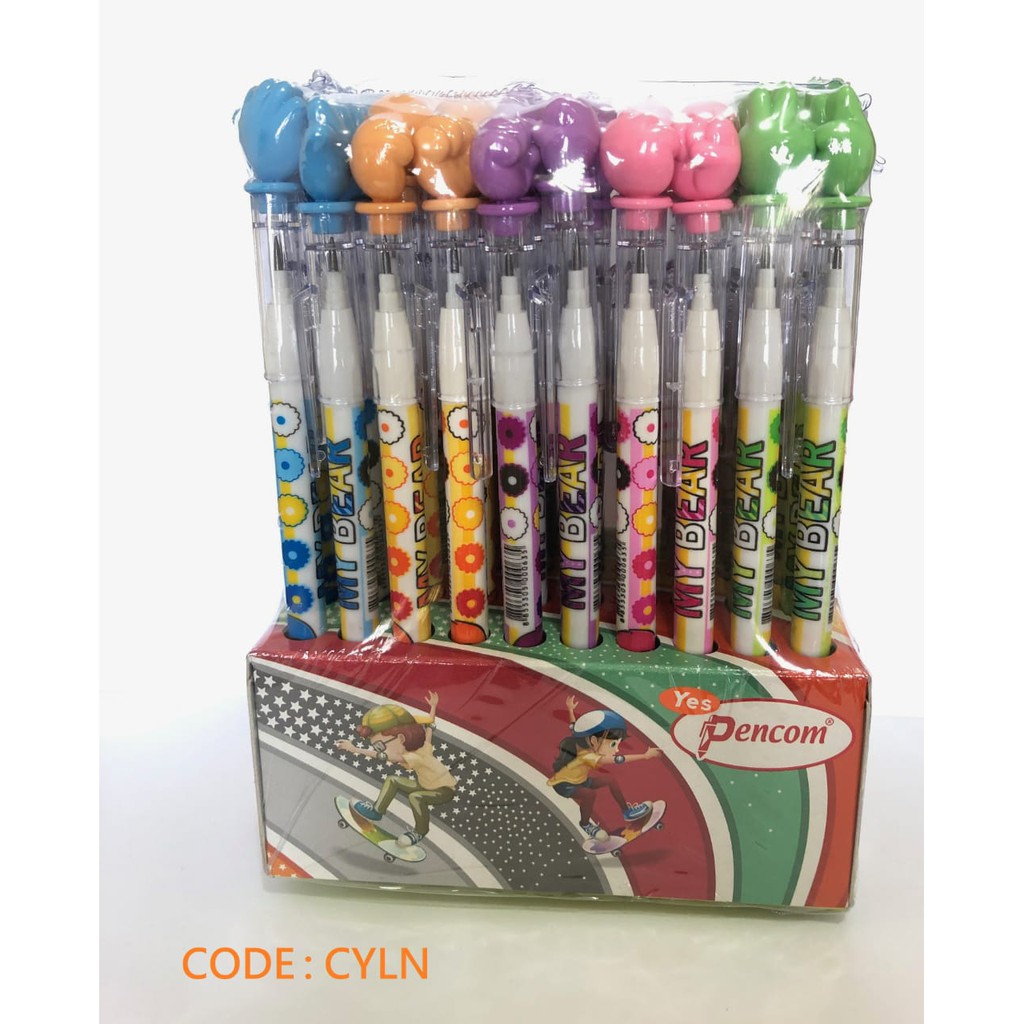 Bensia hand design pencil cyln CONTENTS 50 pcs | Shopee Singapore