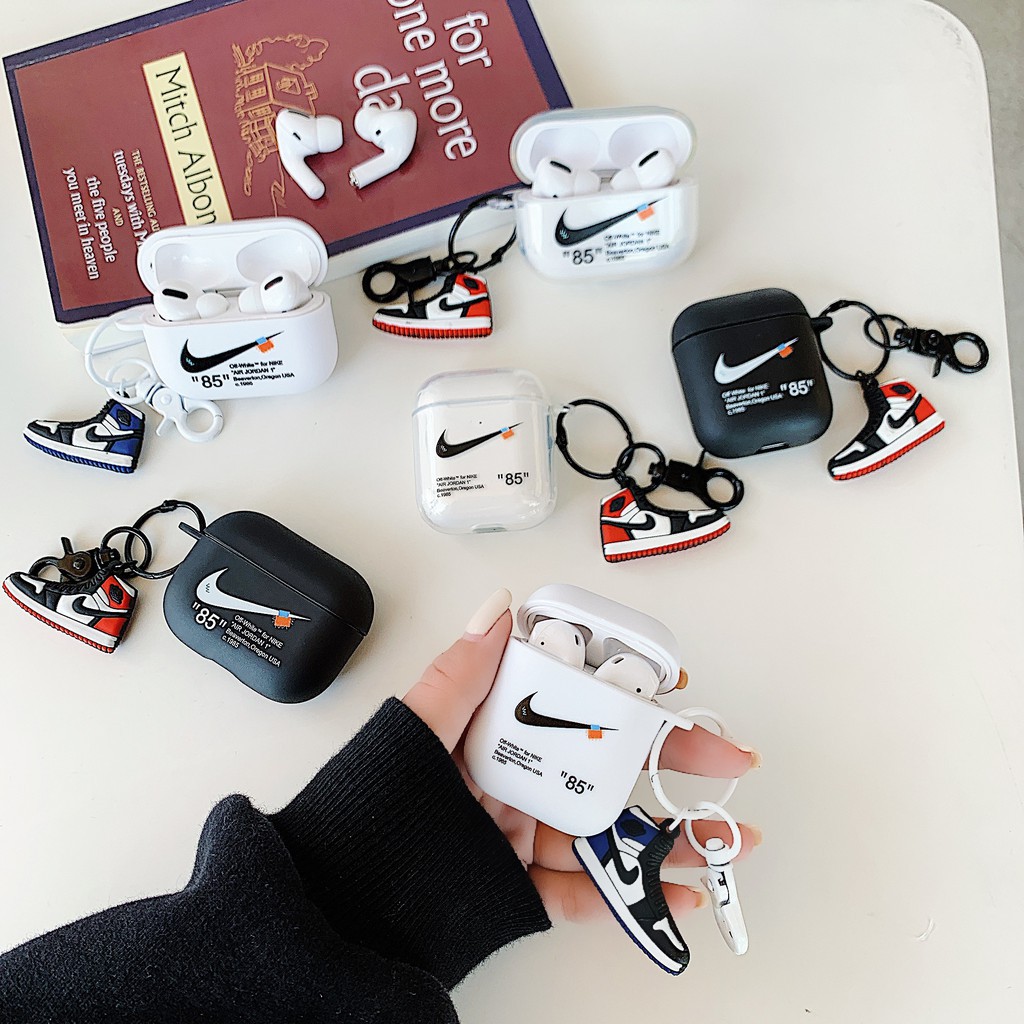 Transparent airpods 1/2/pro 2 case soft with keychian AJ shoe wireless ...