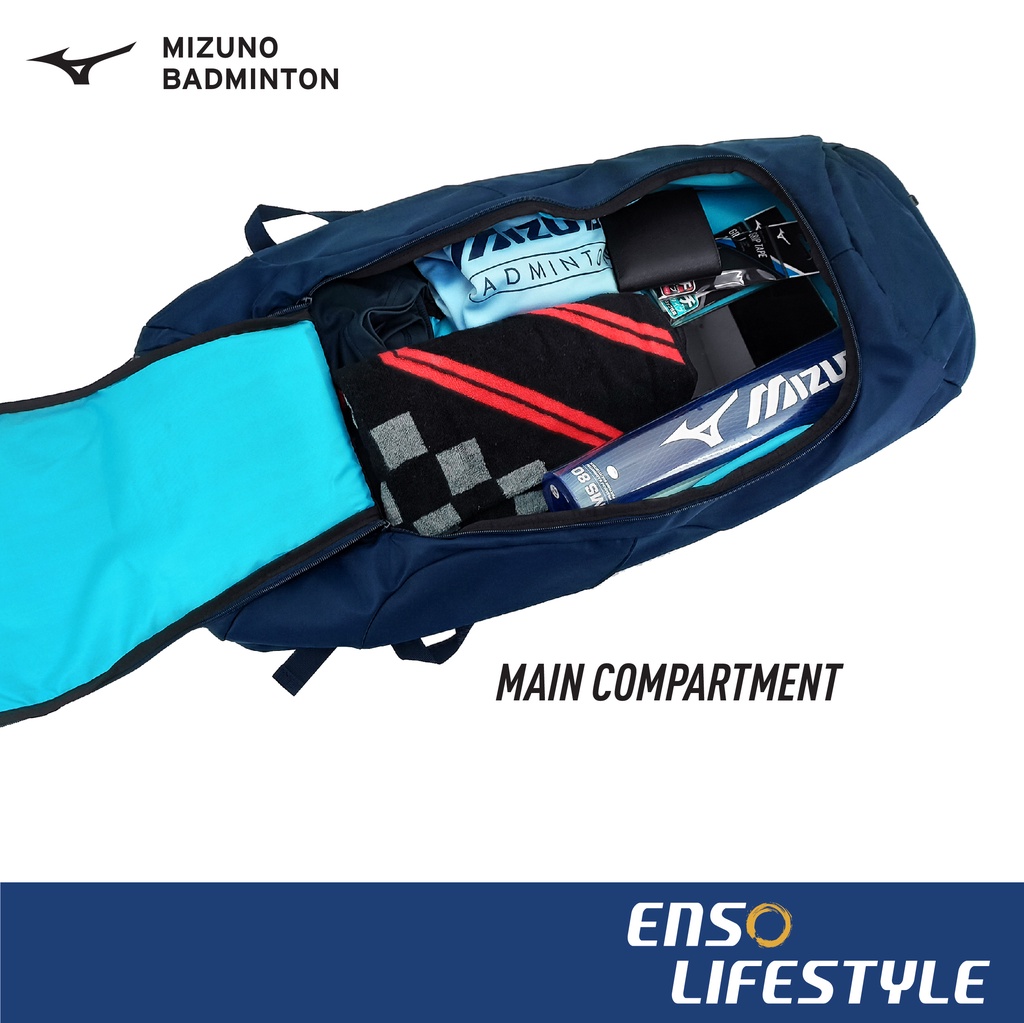 Mizuno Badminton Racket Bag - Premium Series Full Bodice Backpack [Enso ...