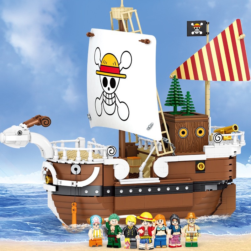 Going Merry 1048pcs One Piece Luffy Building Blocks Toys For Children ...