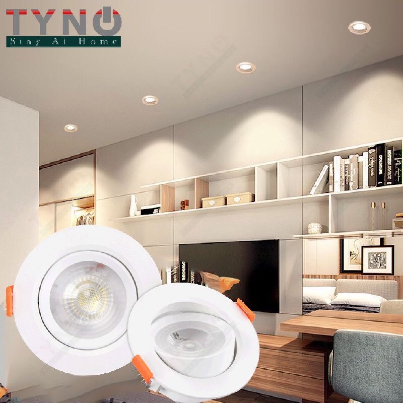 *7W COB Downlight LED Eyeball Spotlight Ceiling lamp | Shopee Singapore