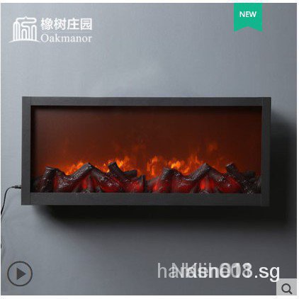 American wall-hung stove decoration cabinet simulation flame electronic ...