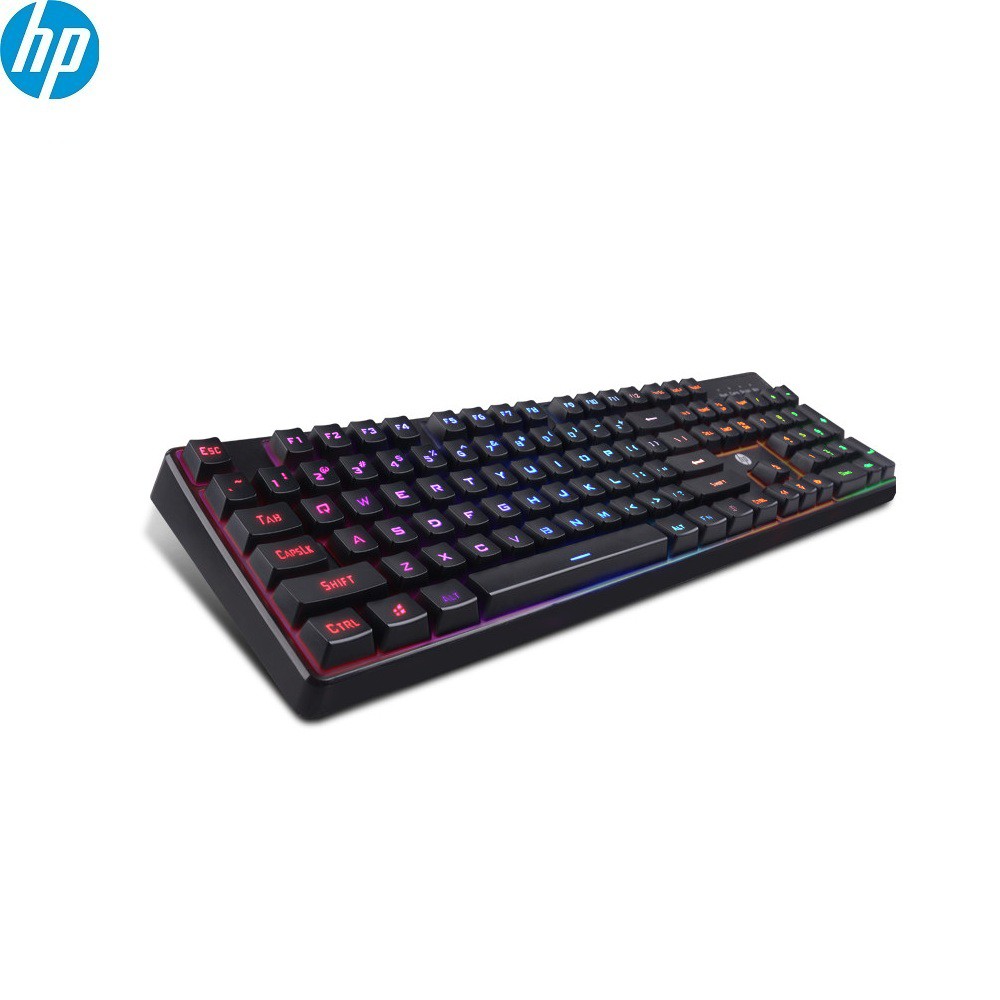 HP K300 LED Backlit Gaming Keyboard | Shopee Singapore