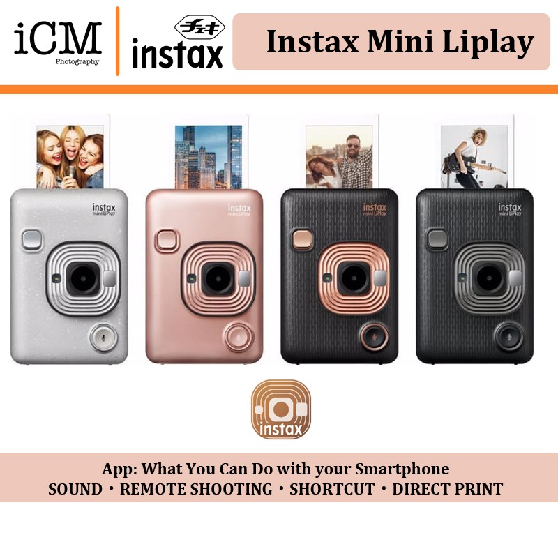 FUJIFILM INSTAX Mini LiPlay Hybrid Instant Camera | Shopee Singapore