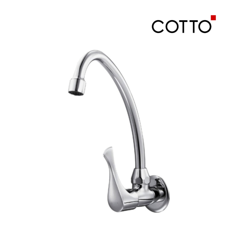 COTTO Wall Sink Faucet Windy Series CT134C10 (HM) | Shopee Singapore