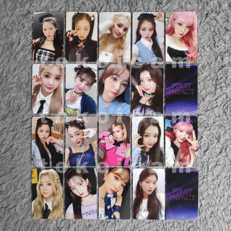 Photocard KEP1ER First Impact Selfie ver Wadada | Yujin Bahiyyih Hikaru Yeseo Chaehyun Dayeon ...
