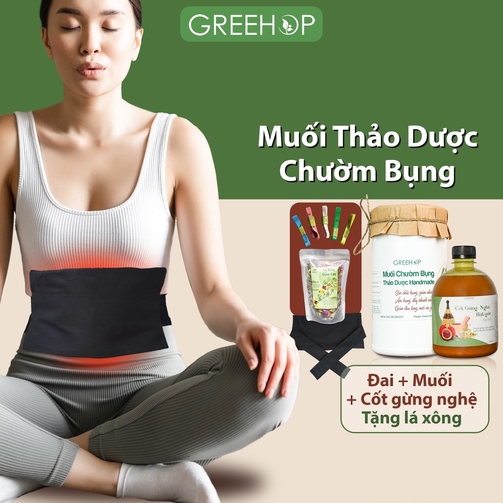 Greehop postpartum herbal abdominal salt compress (handmade) | Shopee ...