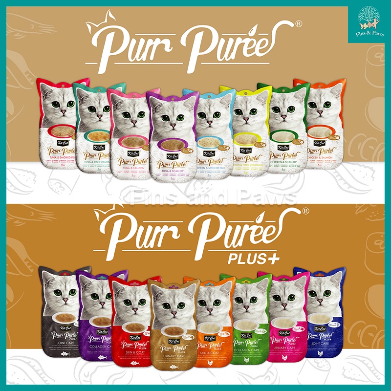 [Kit Cat] (Exp: 21 Mar 2024) Purr Puree & Purr Puree Plus Cat Treats ...